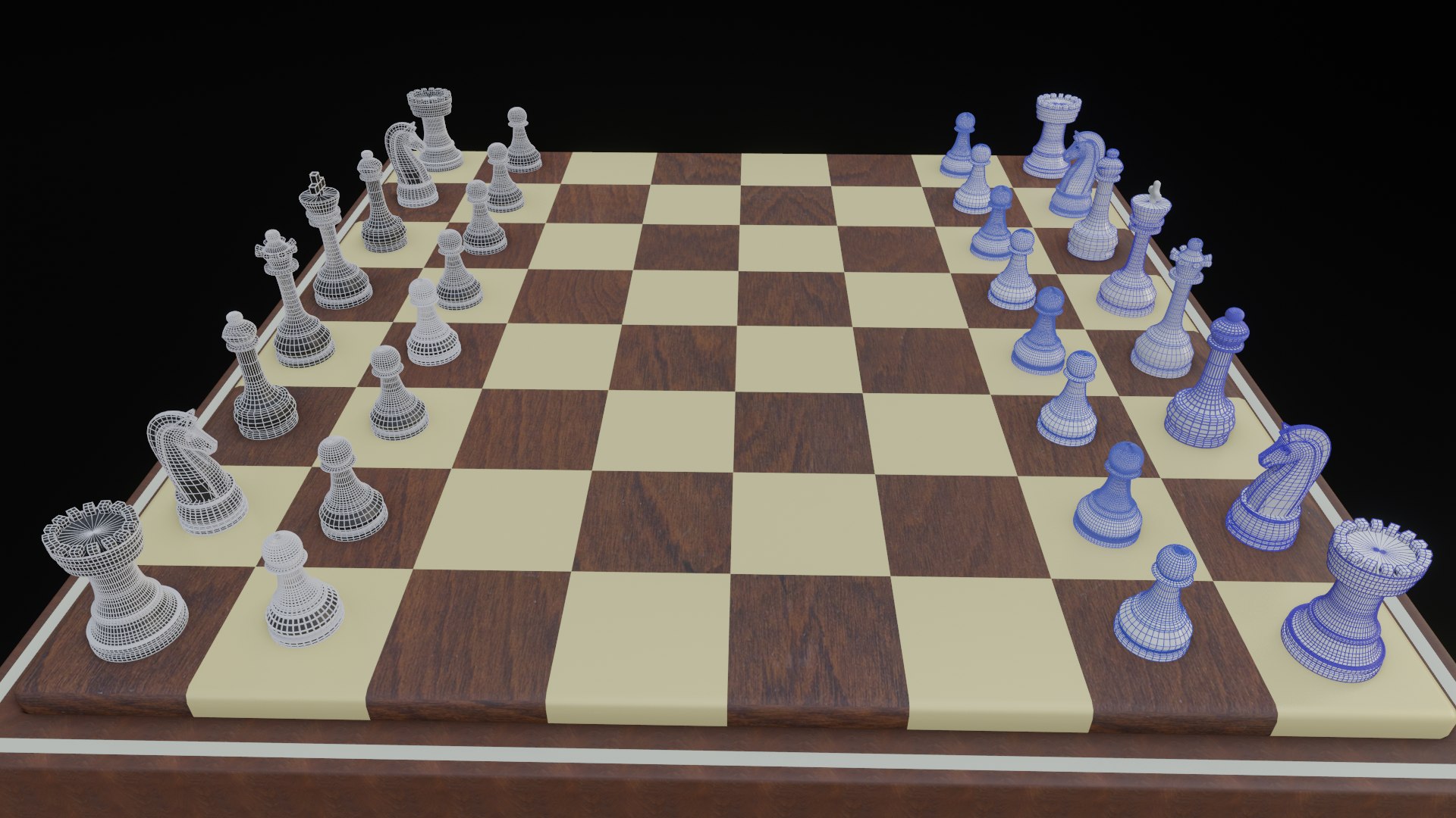 Free 3D Chess Board - TurboSquid 1671931