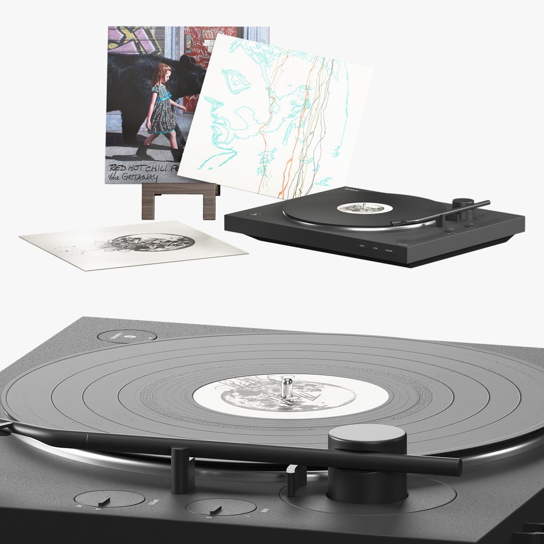 Sony PS-LX310BT Vinyl Record Player 3D Model - TurboSquid 2149562