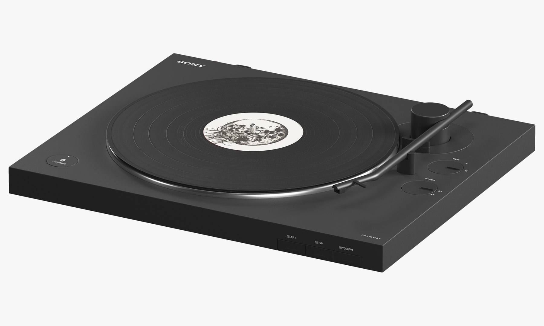 Sony PS-LX310BT Vinyl Record Player 3D Model - TurboSquid 2149562