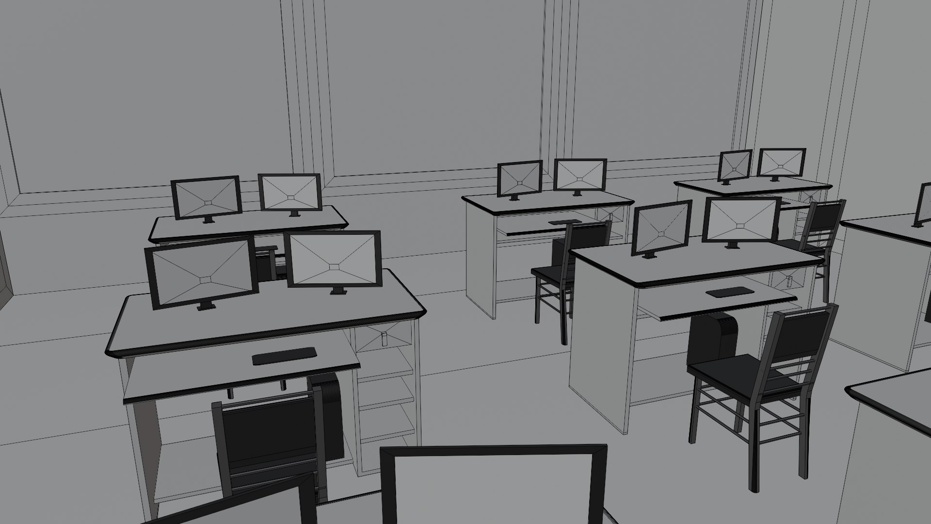 3D Talk Show Studio Model - TurboSquid 2140296