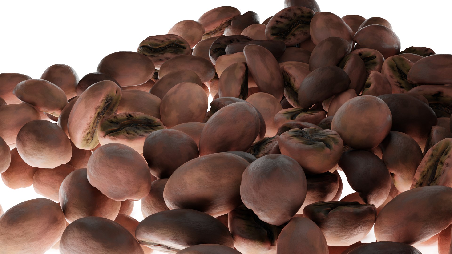 Pile of Beans 3D model - TurboSquid 1960621
