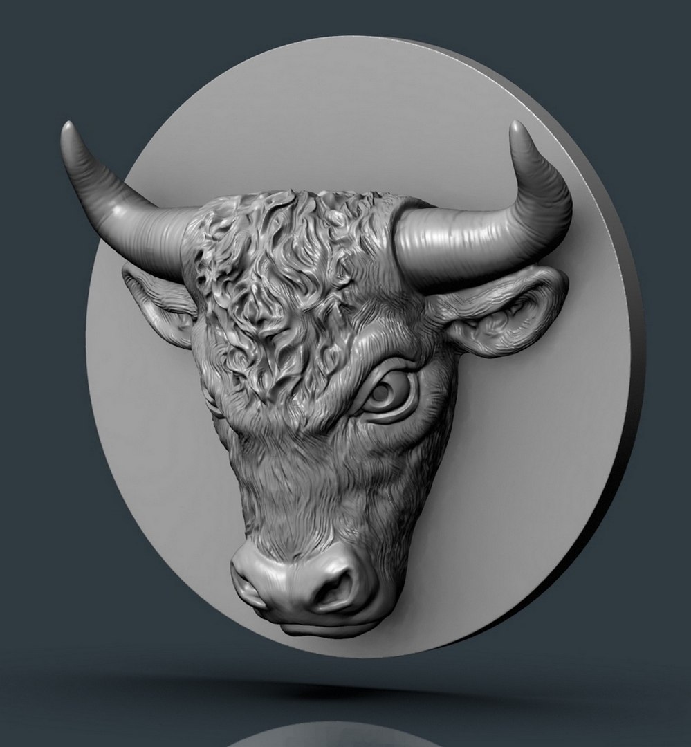 Bull Head 3D - TurboSquid 1795132
