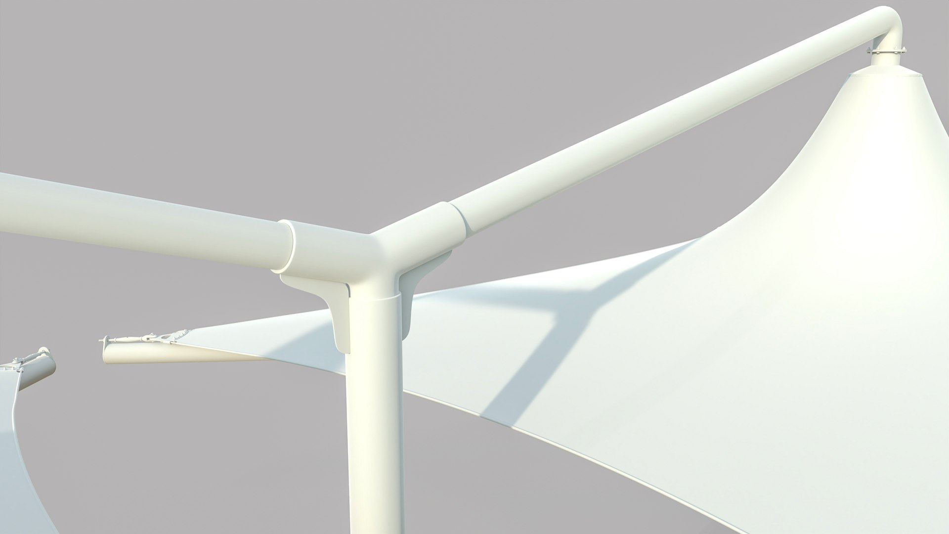 3D Tensile Shade Structure - TurboSquid 2374983