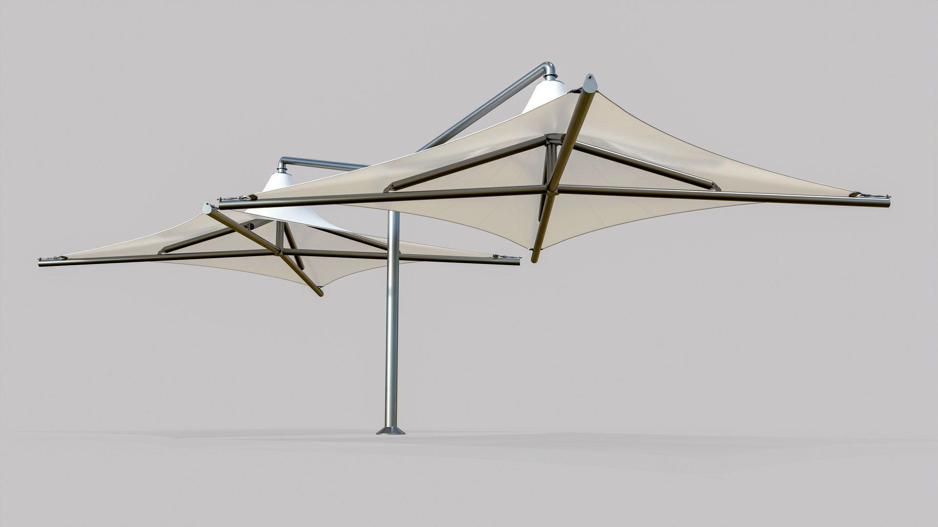 3D Tensile Shade Structure - TurboSquid 2374983