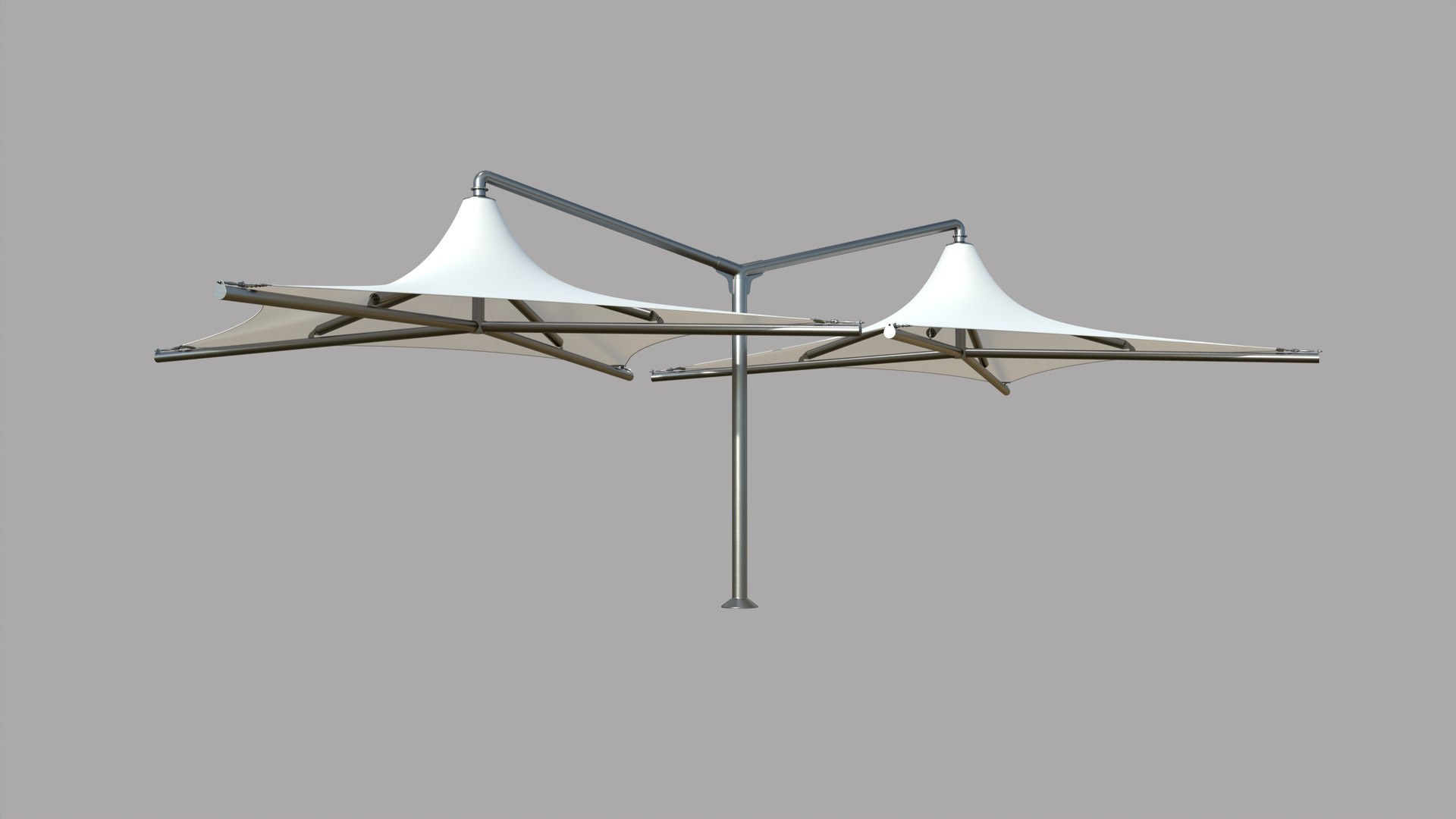 3D Tensile Shade Structure - TurboSquid 2374983