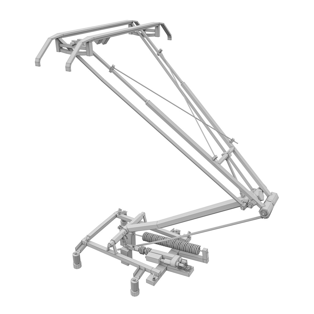 3D Pantograph Contact - TurboSquid 1623614