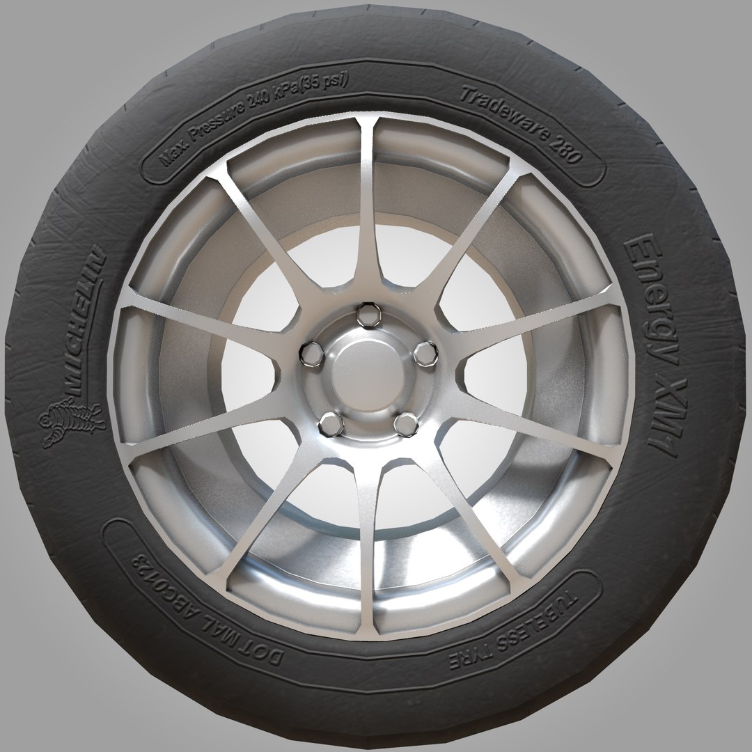 Pack 6 Alloy Wheels Model - TurboSquid 1355632
