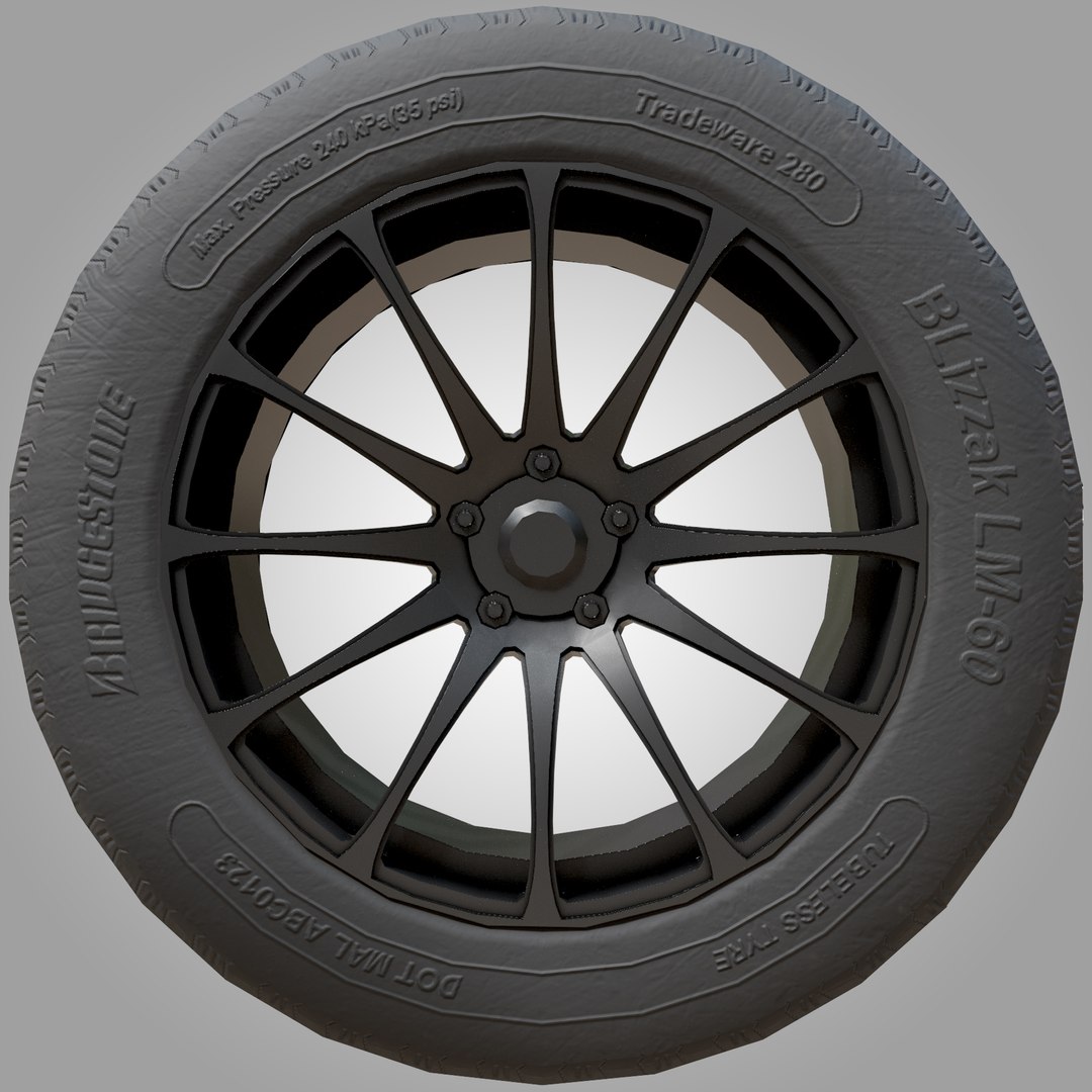 Pack 6 Alloy Wheels Model - TurboSquid 1355632