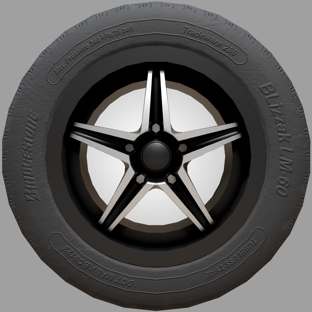 Pack 6 Alloy Wheels Model - TurboSquid 1355632