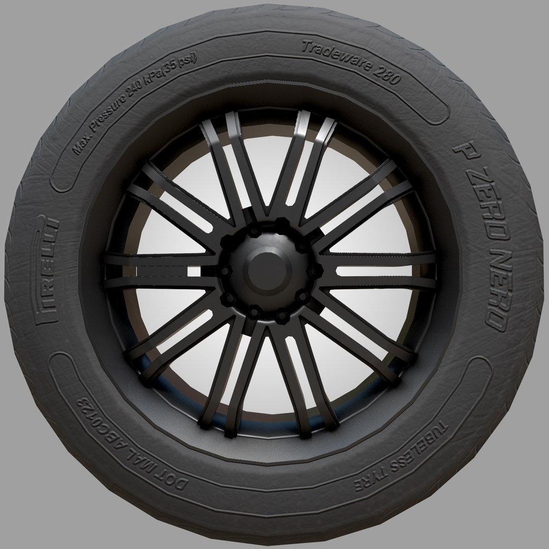 Pack 6 Alloy Wheels Model - TurboSquid 1355632