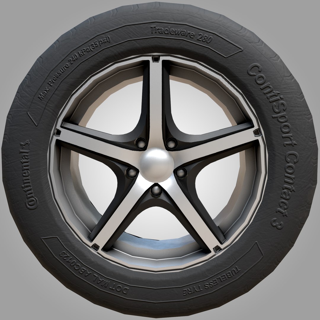 Pack 6 Alloy Wheels Model - TurboSquid 1355632