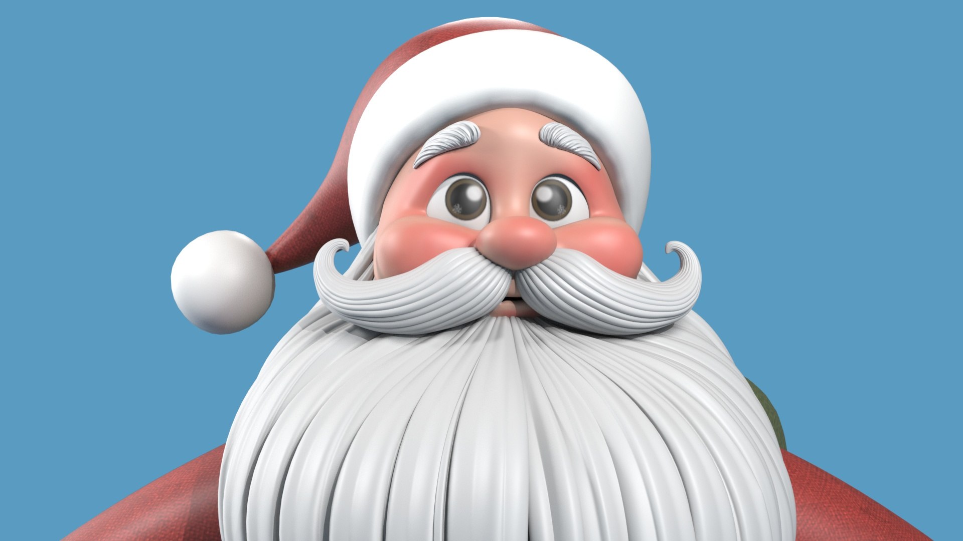 Santa Claus Stylized Cartoon 3D Model 3D Model 3D Model - TurboSquid ...