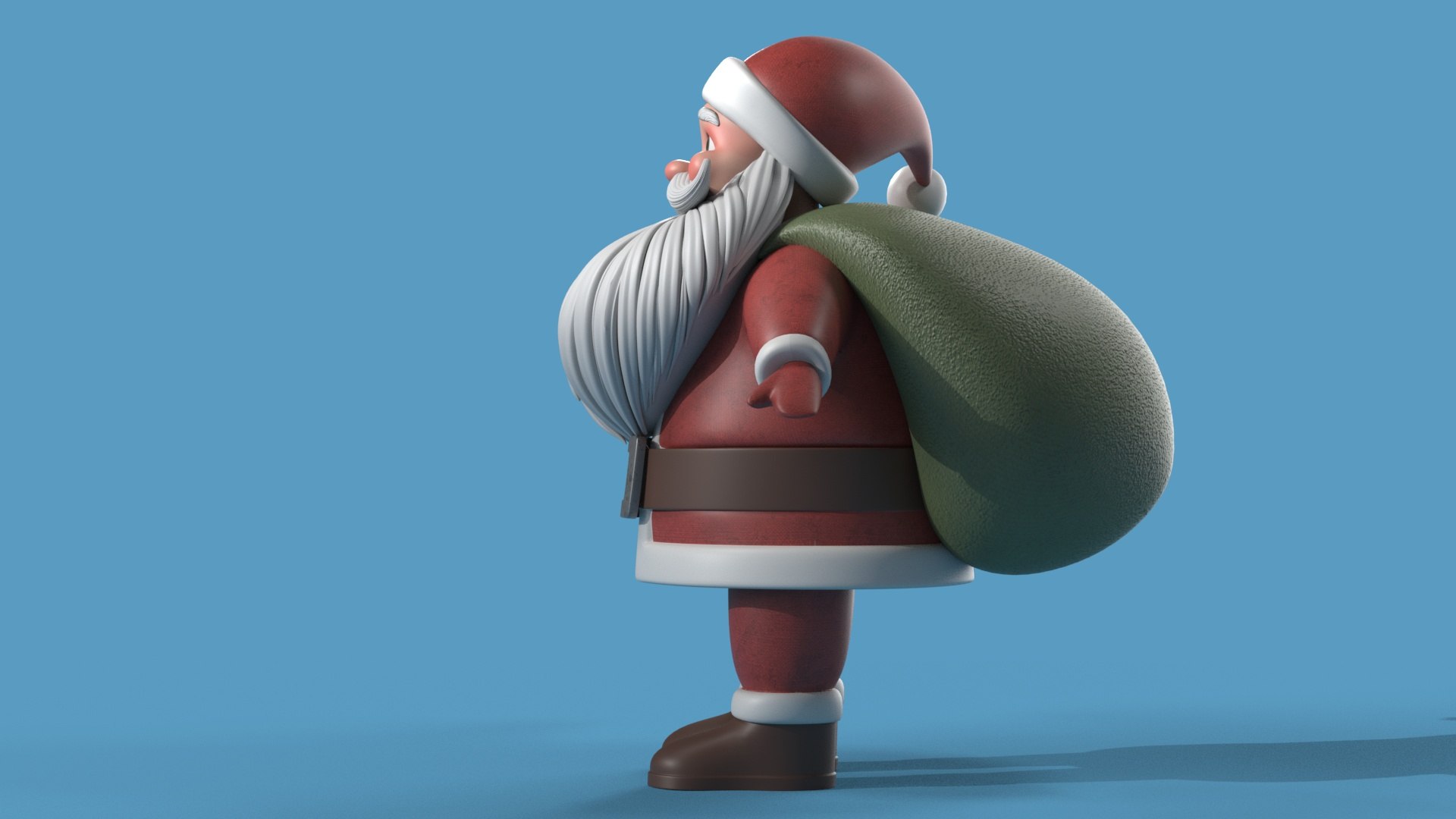 Santa Claus Stylized Cartoon 3D Model 3D Model 3D Model - TurboSquid ...
