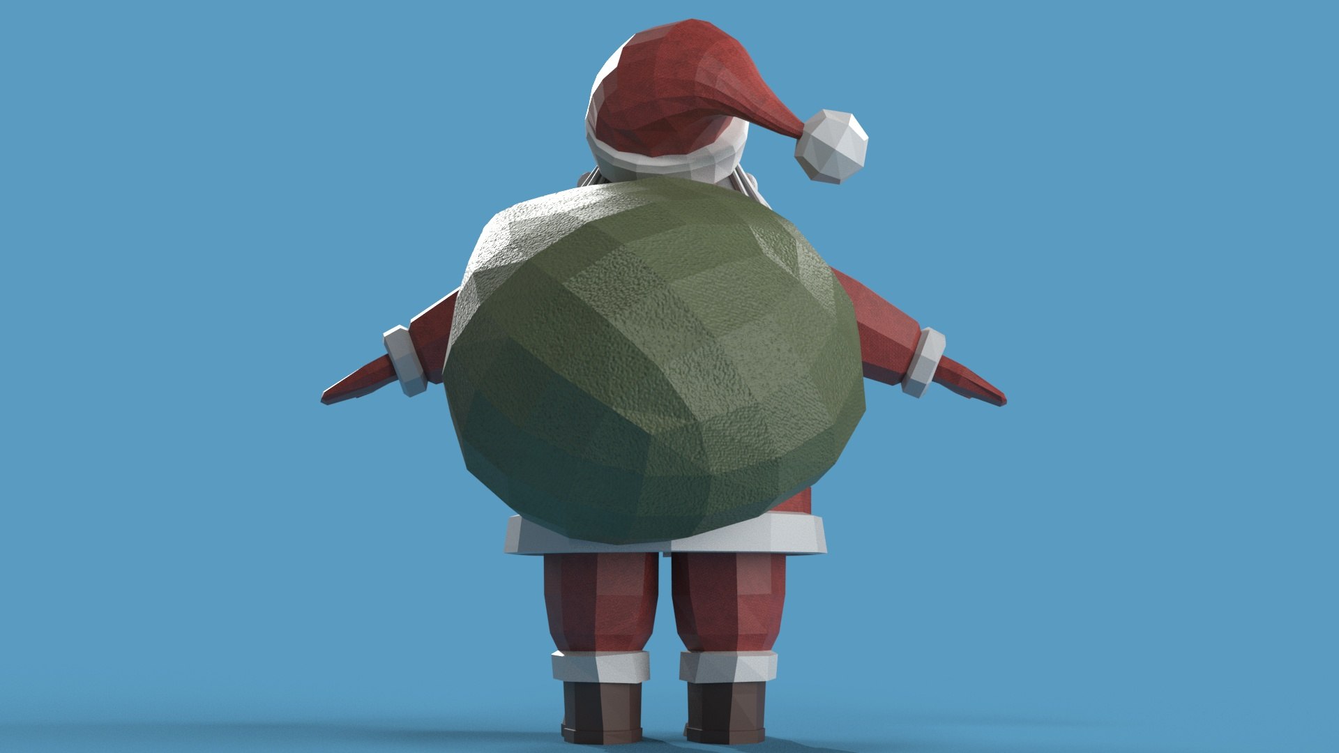 Santa Claus stylized cartoon 3D model 3D model 3D model - TurboSquid ...