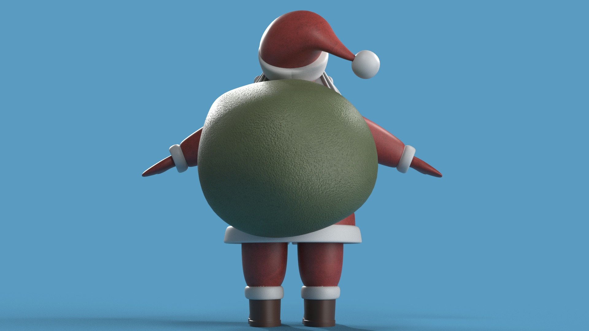 Santa Claus Stylized Cartoon 3D Model 3D Model 3D Model - TurboSquid ...