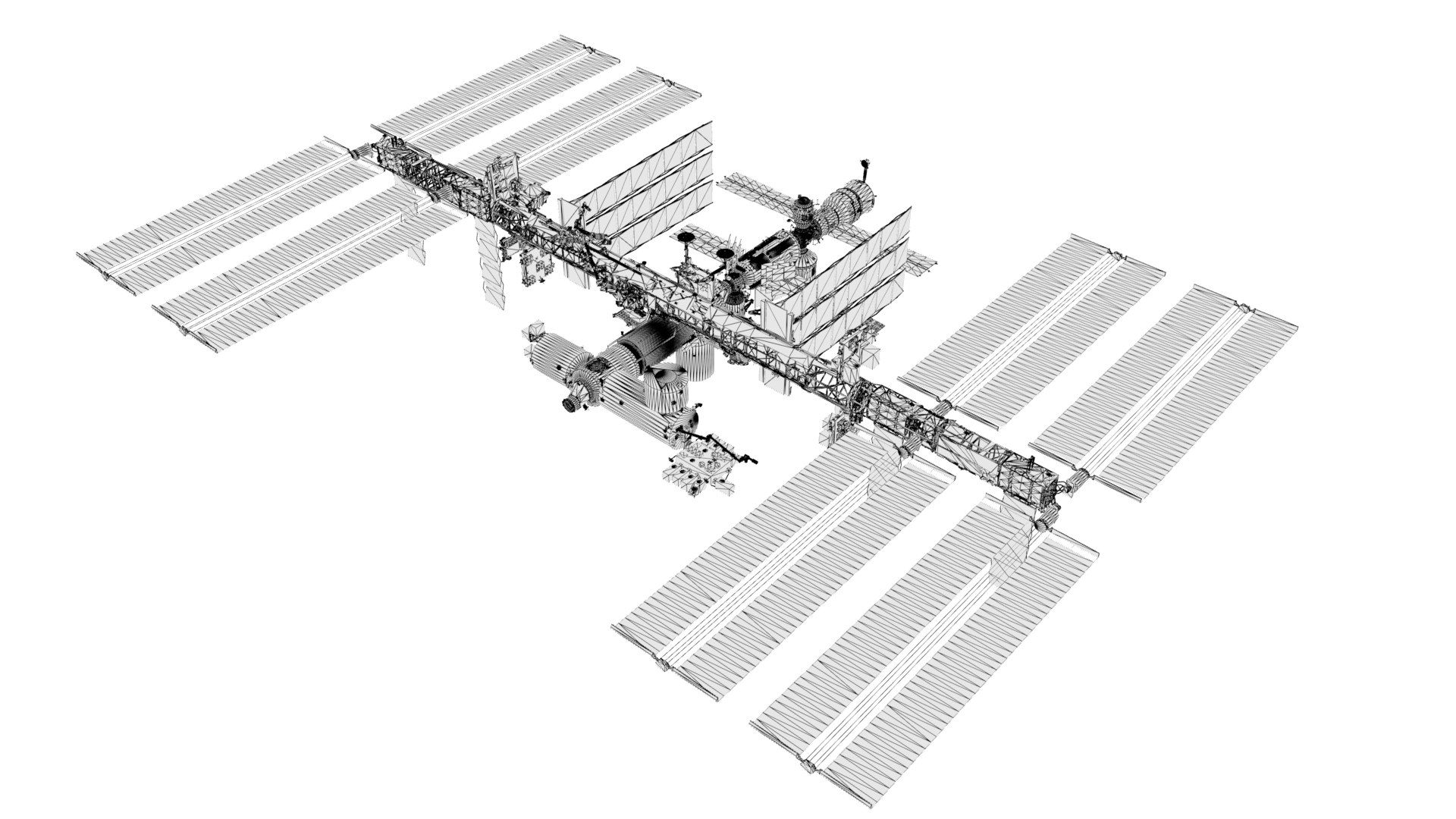 International Space Station 3D Model - TurboSquid 1865933