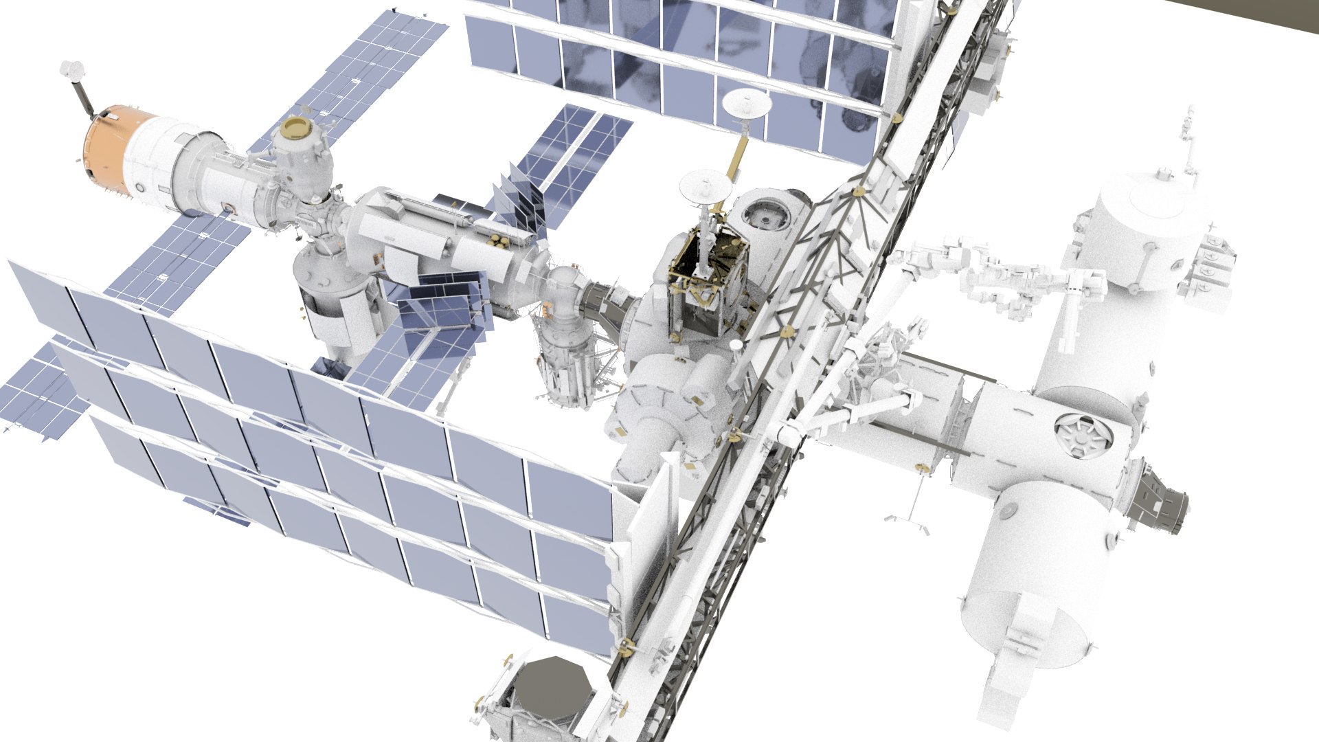 International Space Station 3D Model - TurboSquid 1865933
