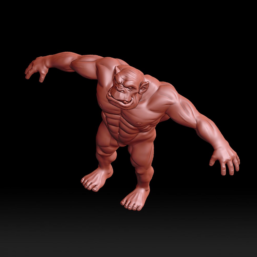 3D Model Orc Base Mesh 3D Model - TurboSquid 1807526
