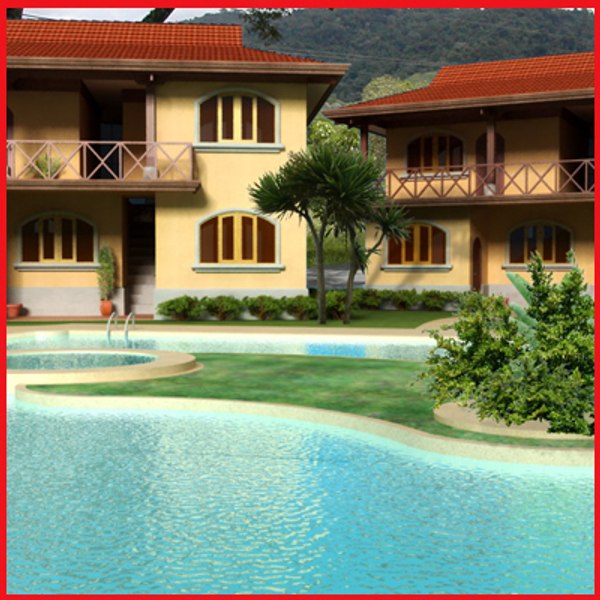 resort furniture 3d max