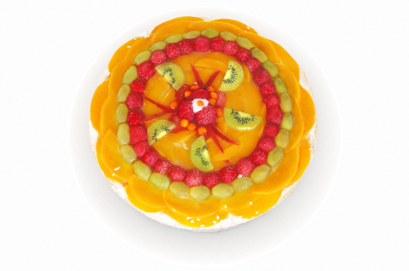 3D Fruit Cake - TurboSquid 1240987