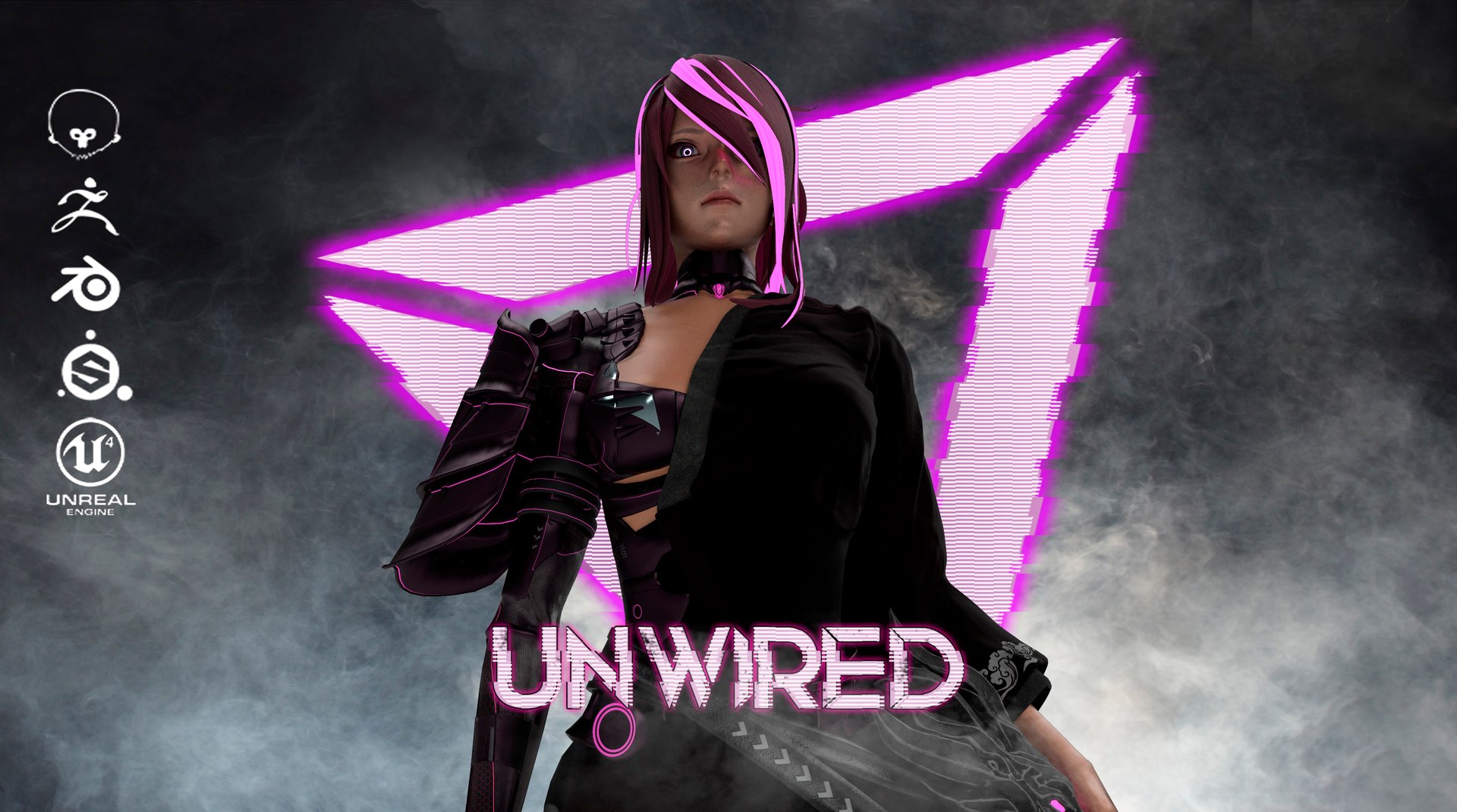 3D Model Cyberpunk Character - TurboSquid 1534405