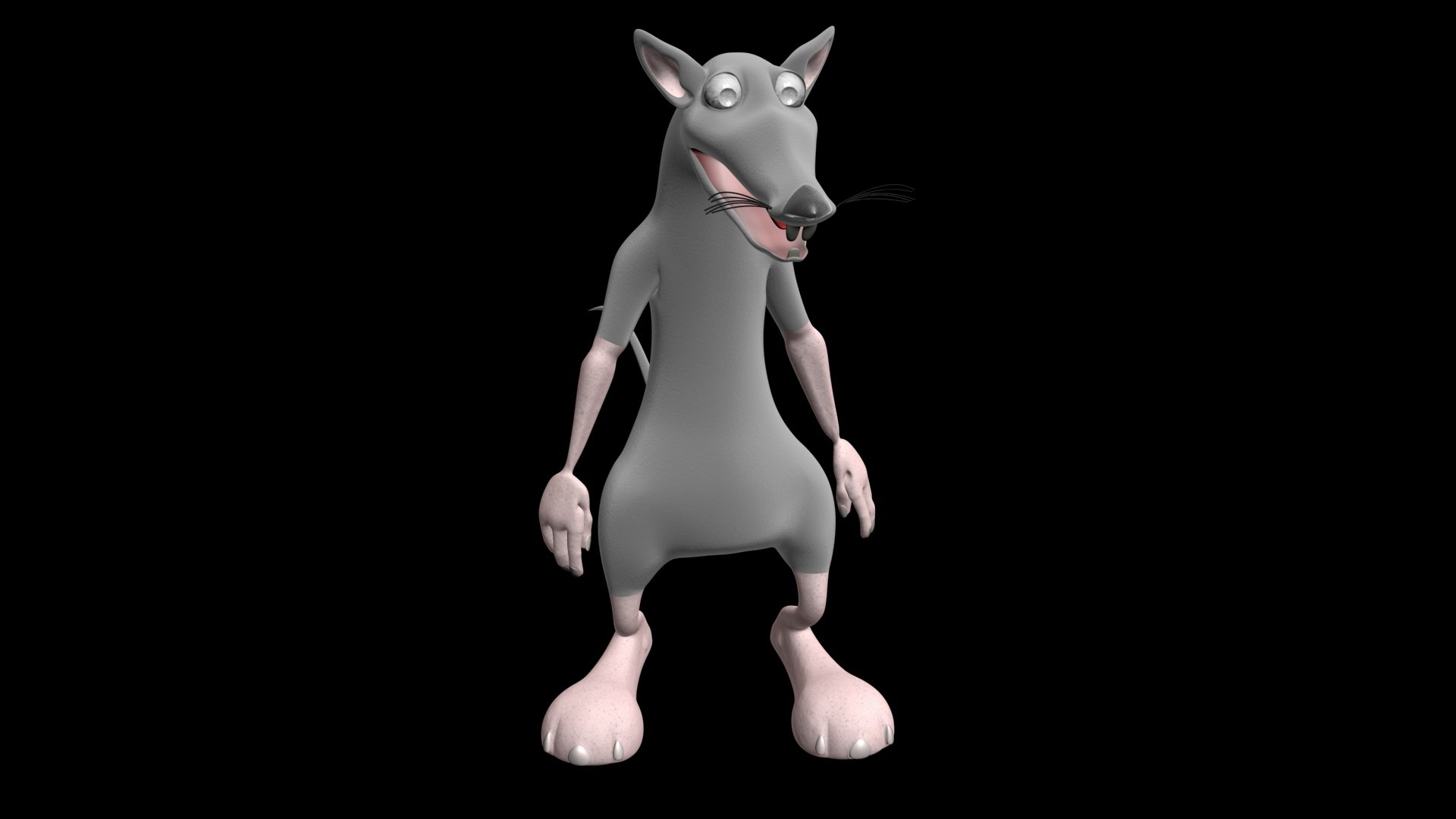 3D Model 3D Toon Mouse Animated Dancing Model - TurboSquid 2433100