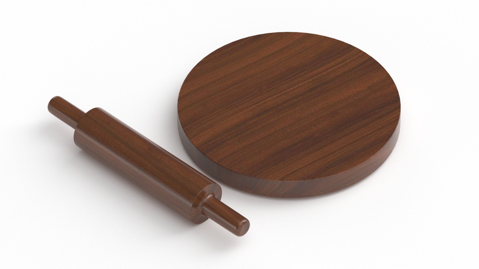 Kitchen Rolling Pin 2 3D - TurboSquid 2168656