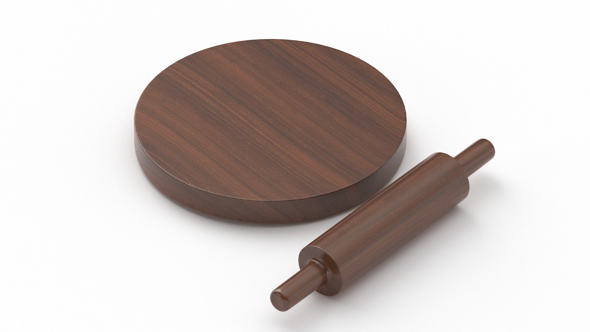 Kitchen Rolling Pin 2 3D - TurboSquid 2168656