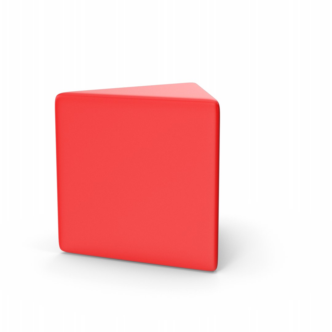 3D Red Shape Triangle - TurboSquid 2212238
