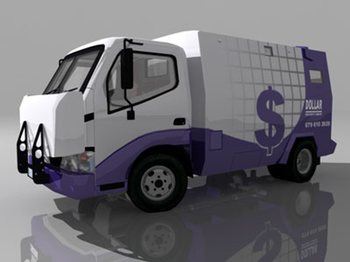 3d security truck