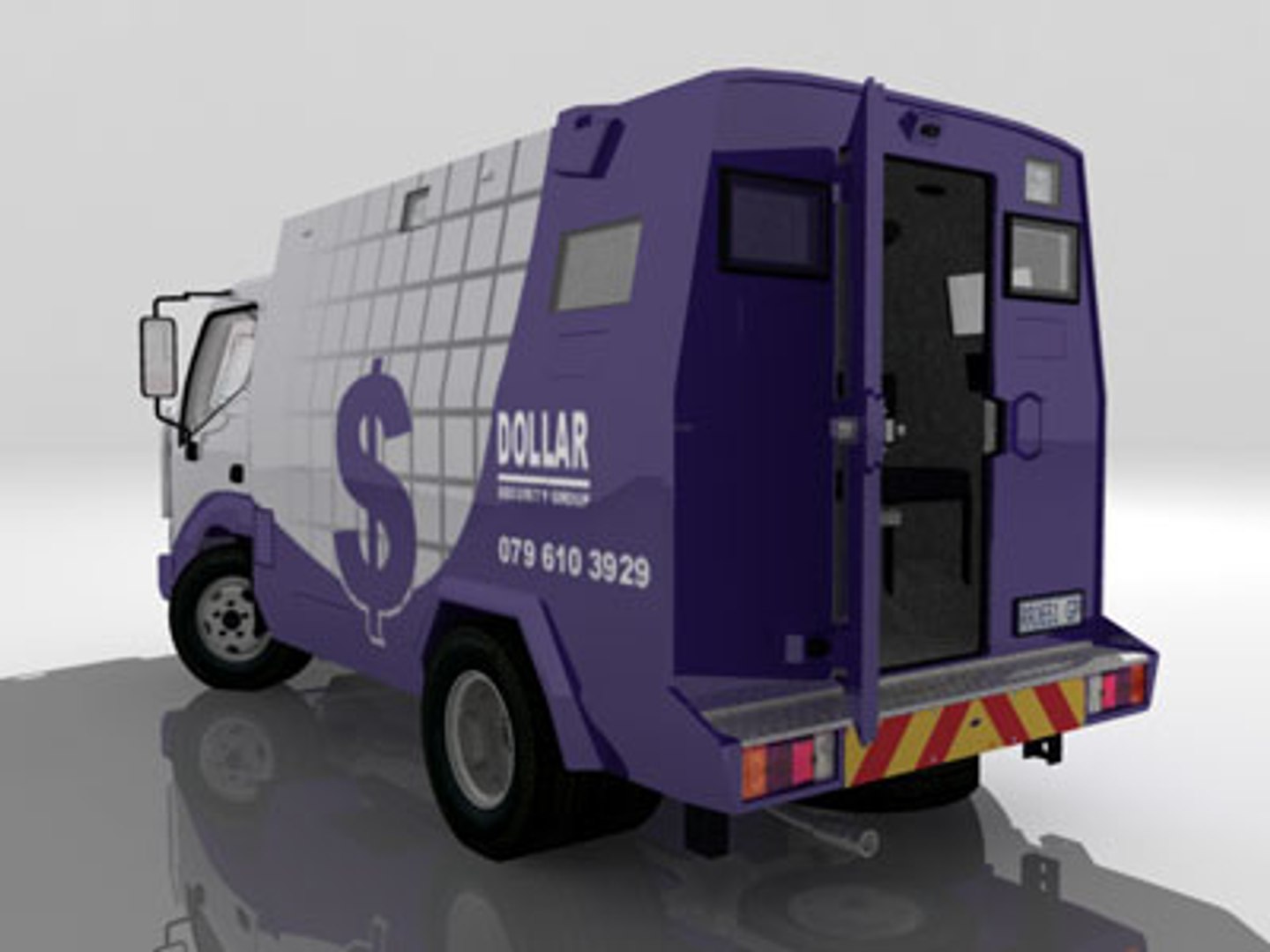 3d security truck