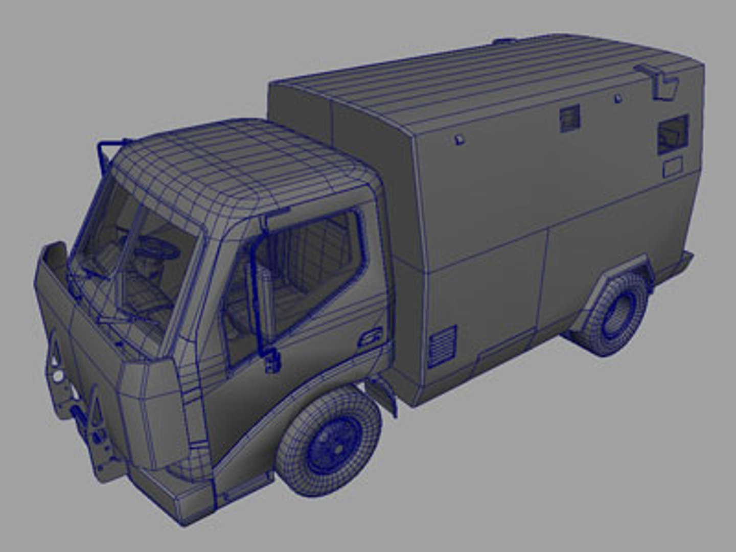 3d security truck