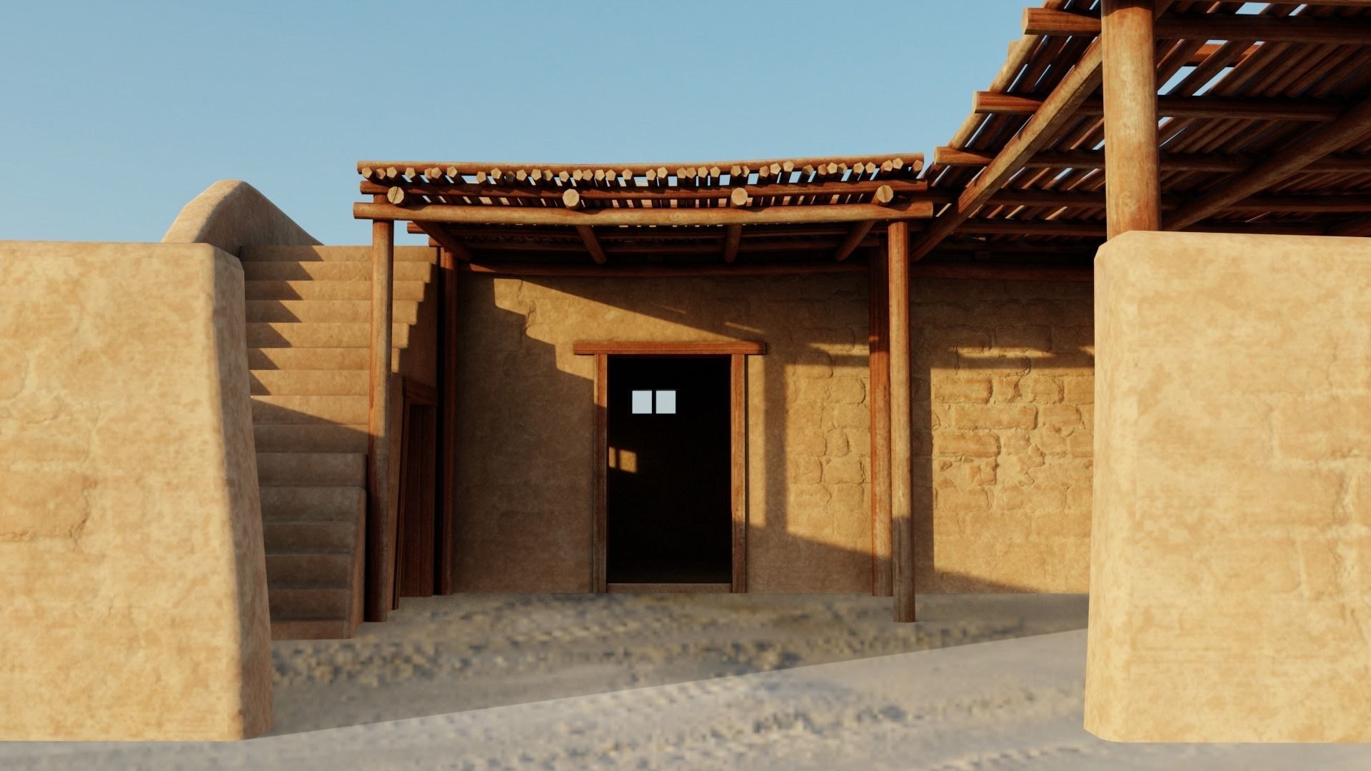 Desert Buildings Collection Model - TurboSquid 1835559