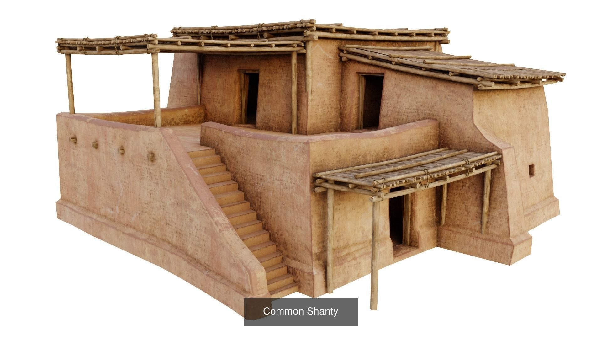 Desert Buildings Collection Model - TurboSquid 1835559