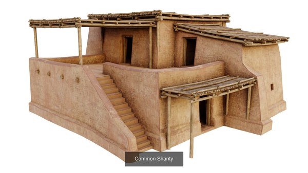 modelo 3d Colección Desert Buildings - TurboSquid 1835559