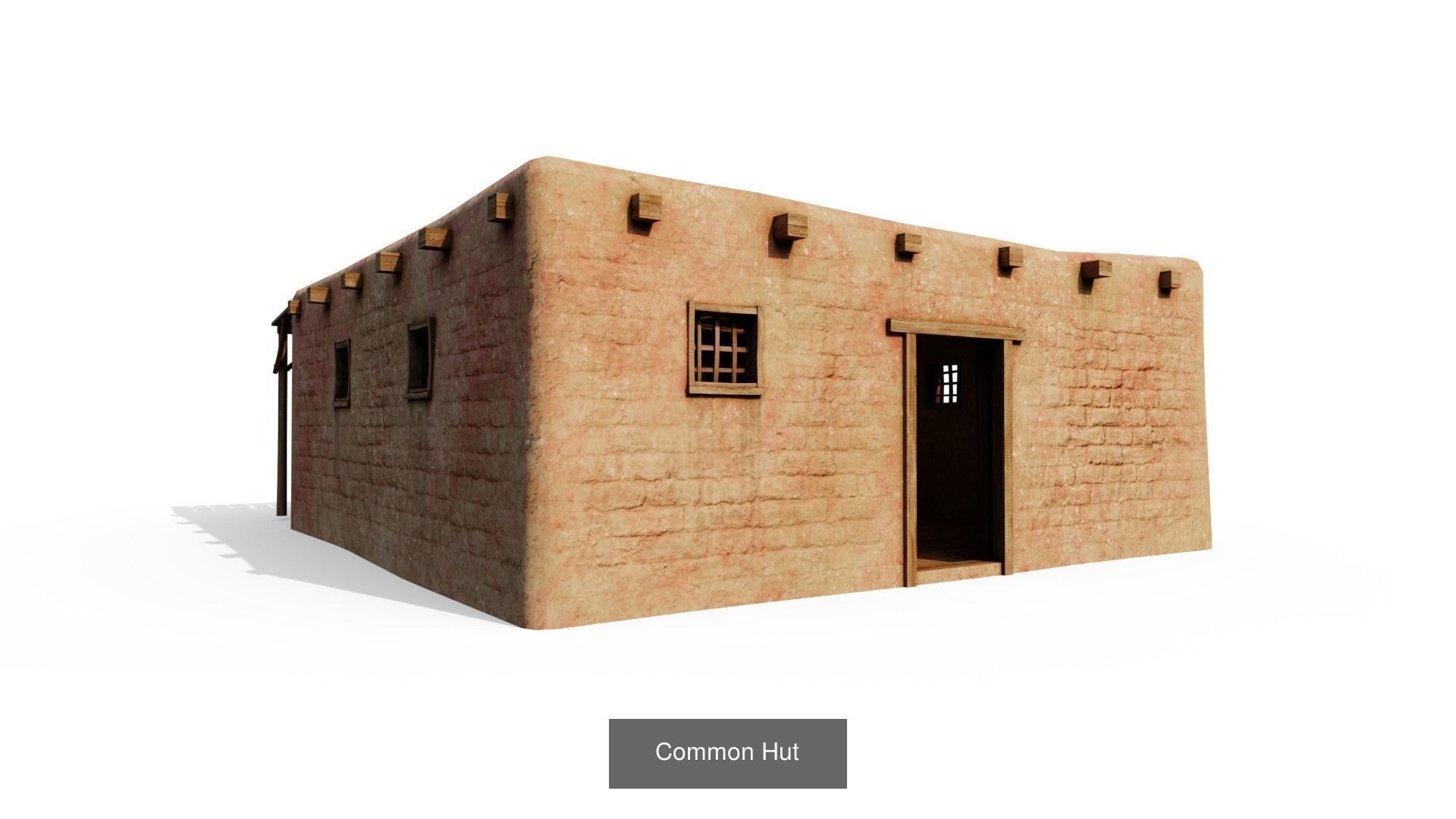 Desert Buildings Collection Model - TurboSquid 1835559