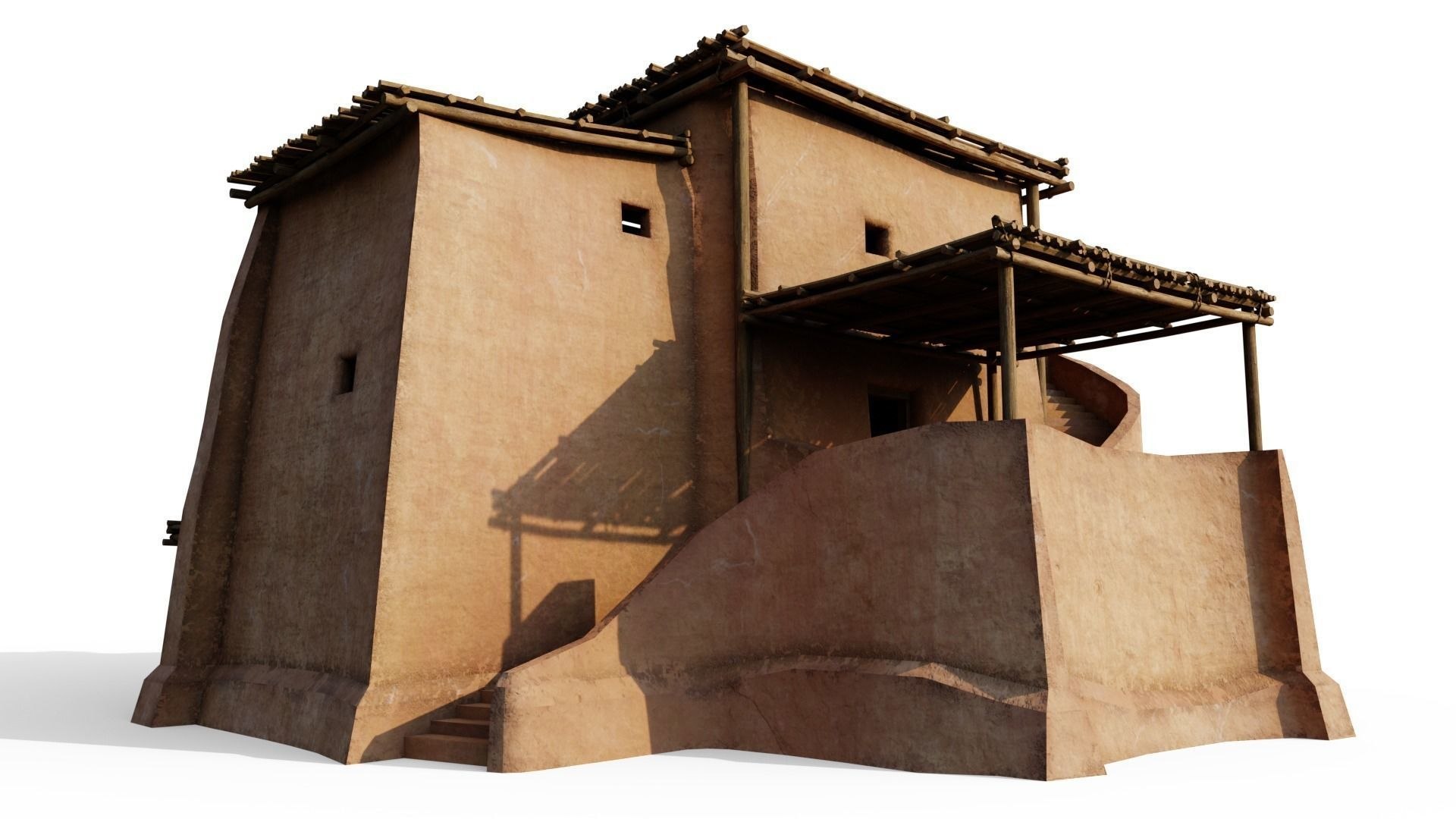 Desert Buildings Collection Model - TurboSquid 1835559
