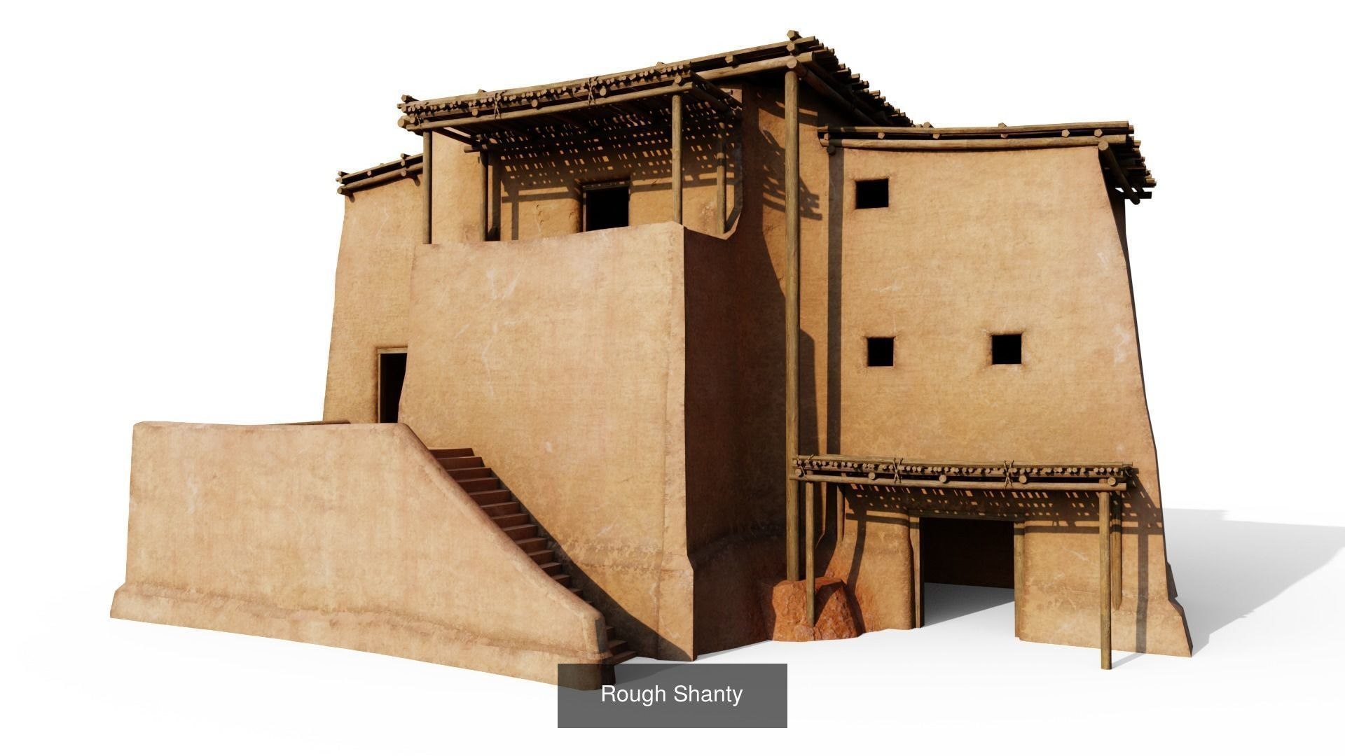 Desert Buildings Collection Model - TurboSquid 1835559