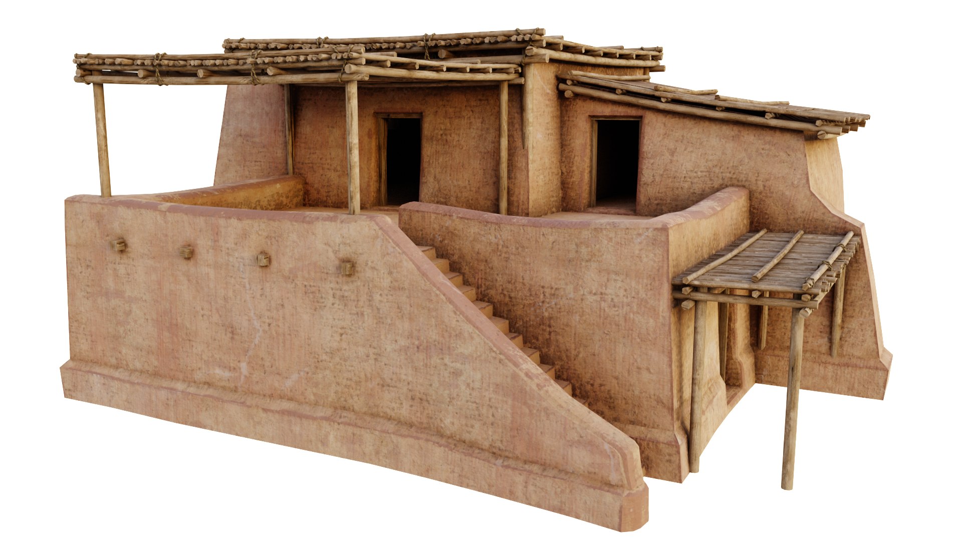 Desert Buildings Collection Model - TurboSquid 1835559