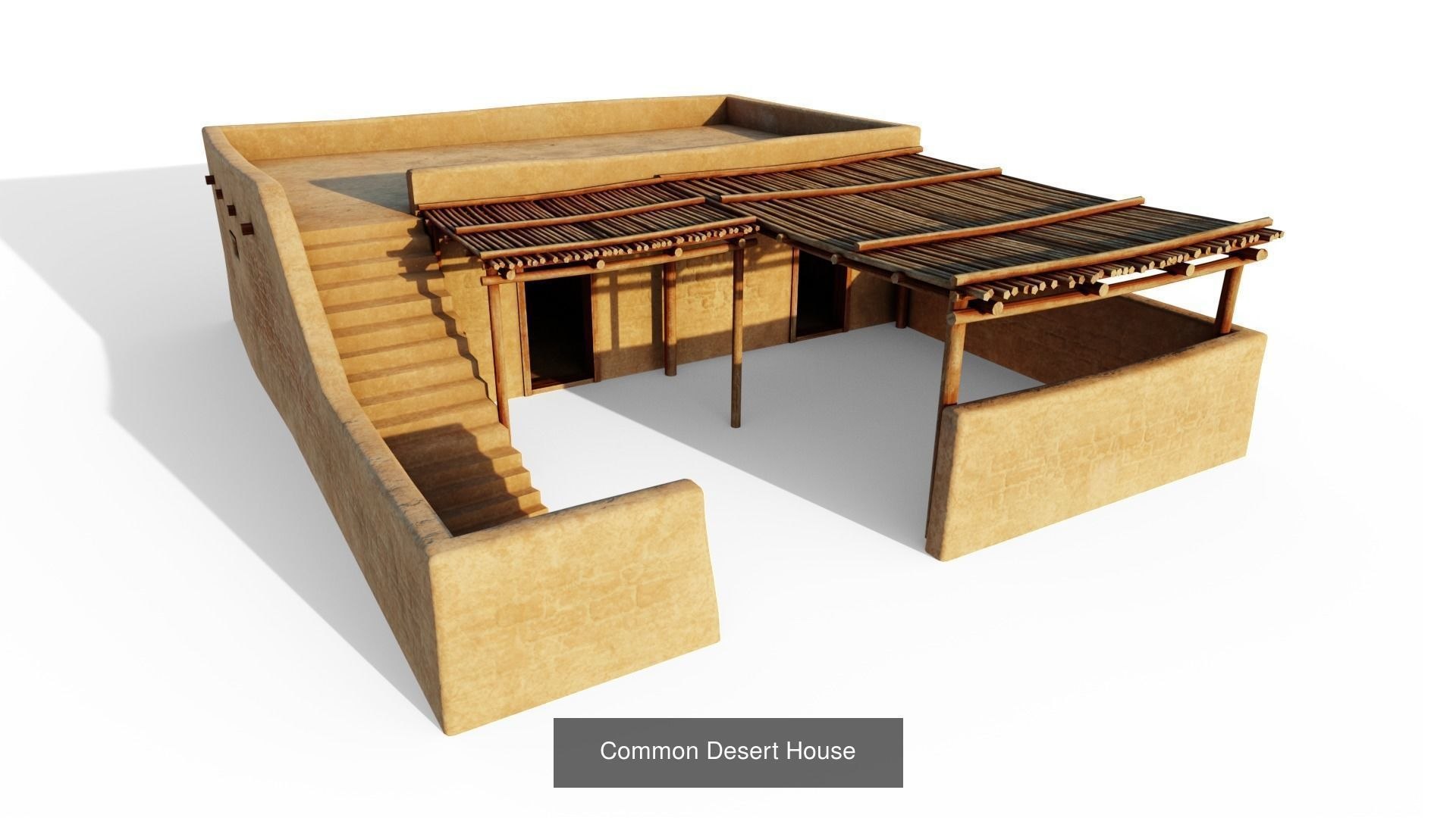 Desert Buildings Collection Model - TurboSquid 1835559