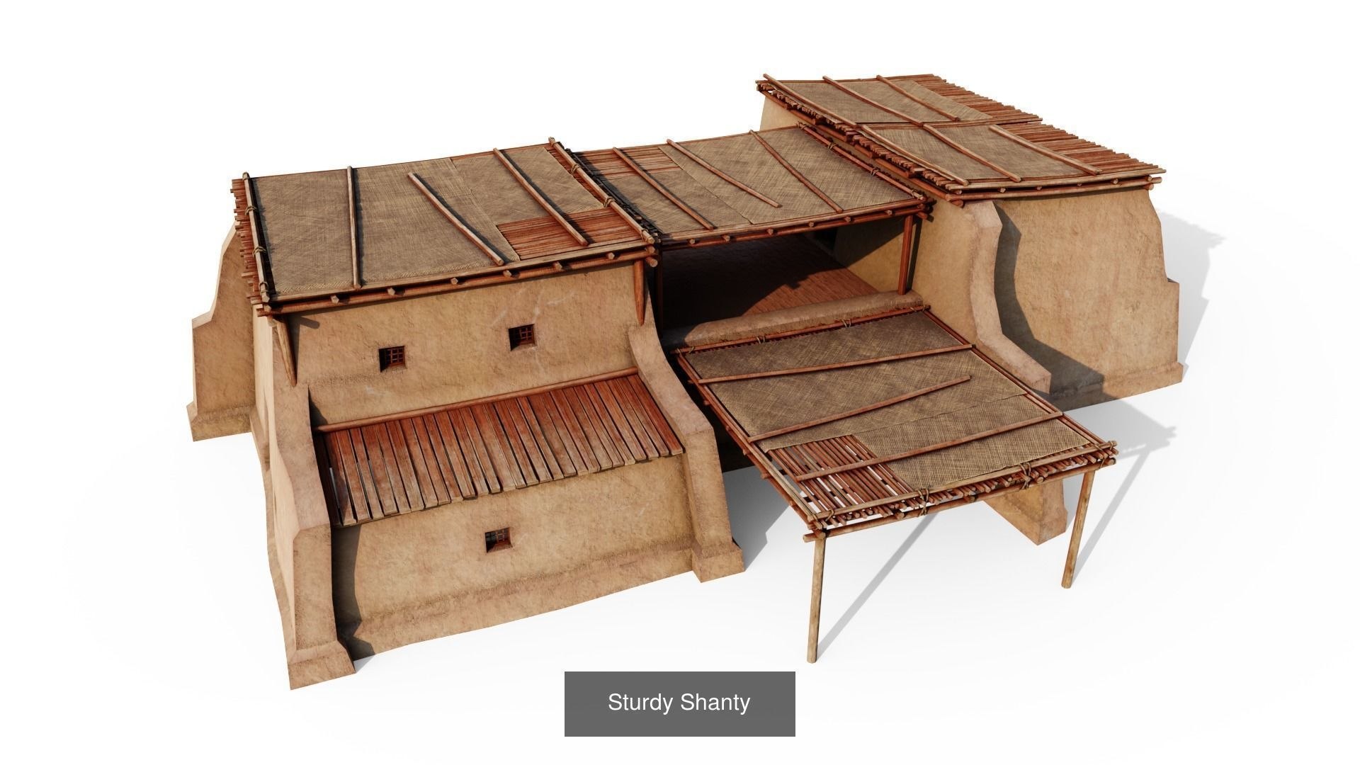 Desert Buildings Collection Model - TurboSquid 1835559