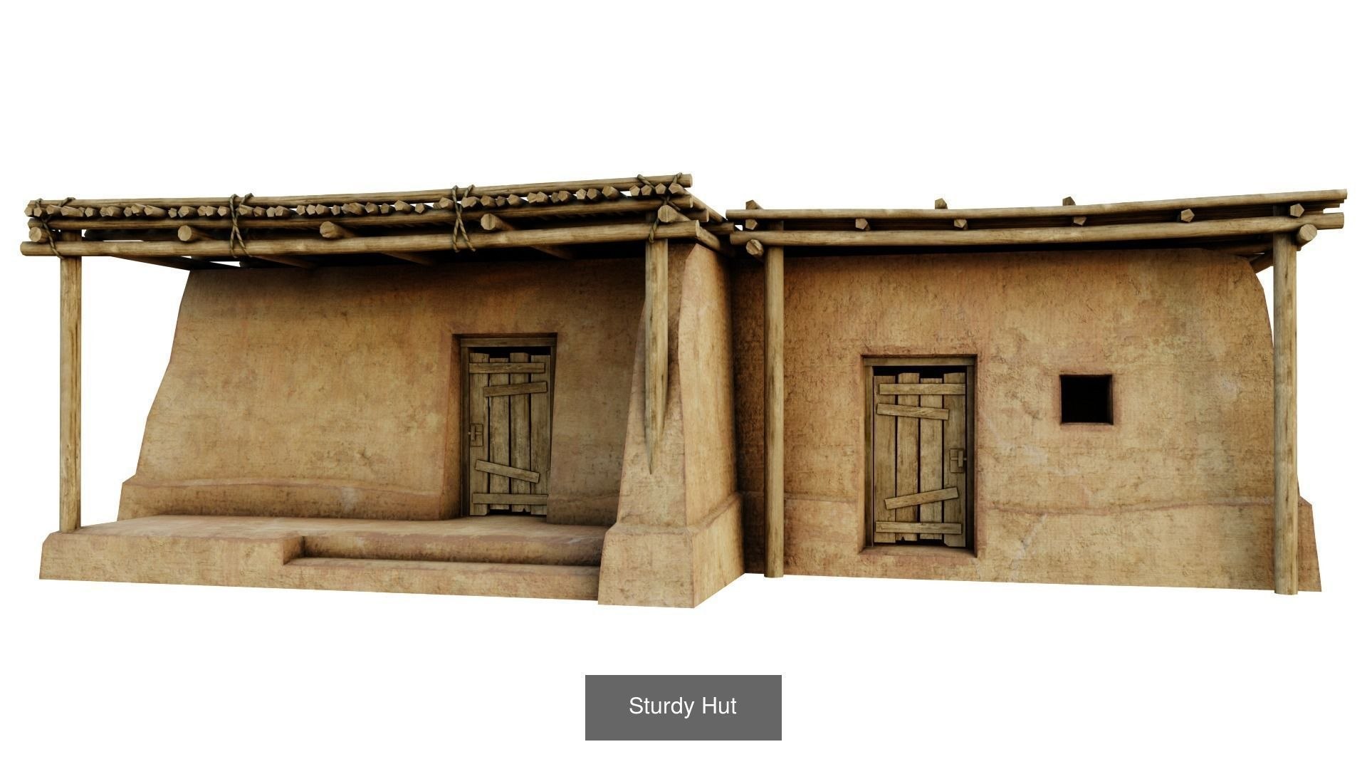 Desert Buildings Collection Model - TurboSquid 1835559