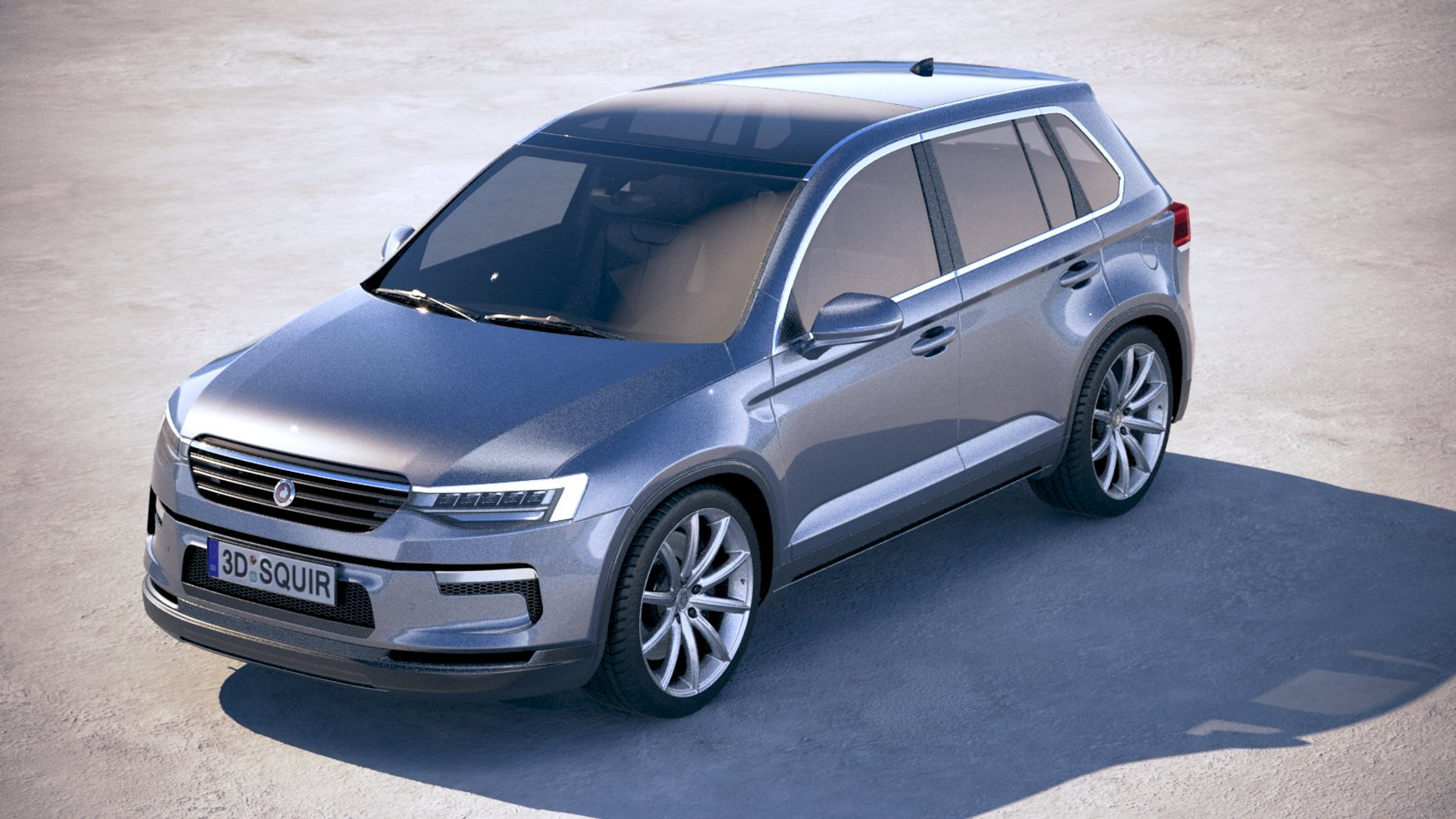 3D Generic Suv Crossover - TurboSquid 1266513