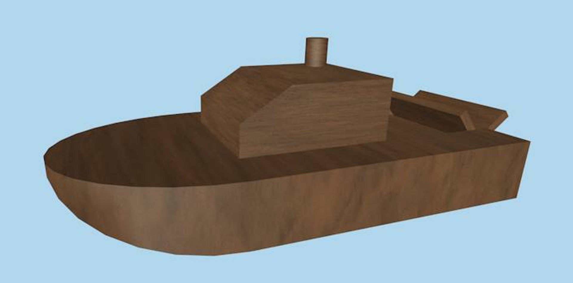 3d Toy Boat