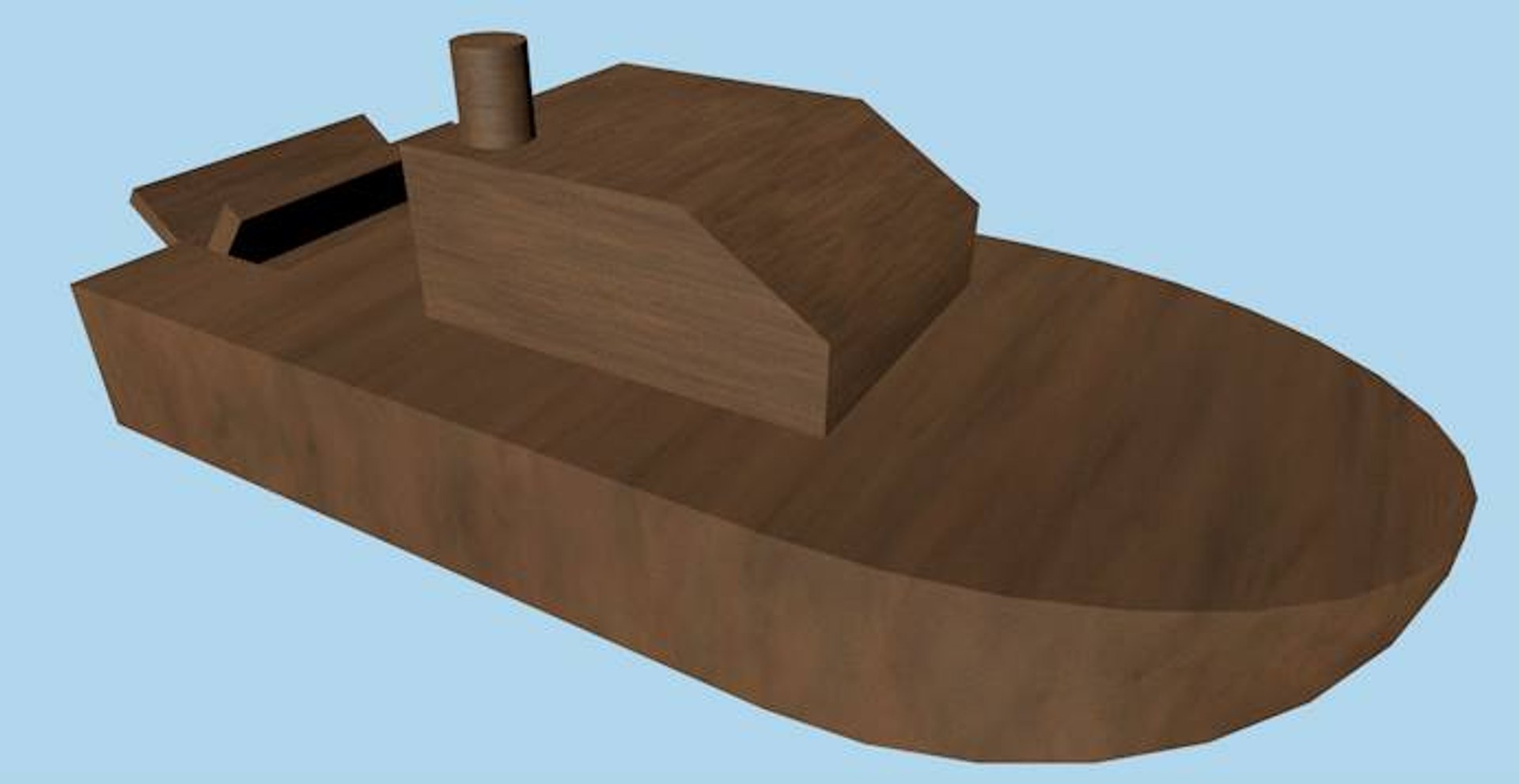 3d Toy Boat