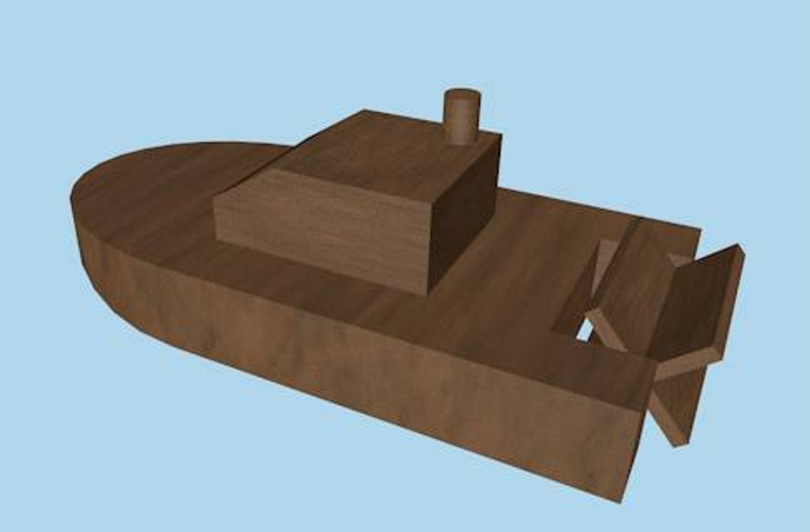 3d Toy Boat