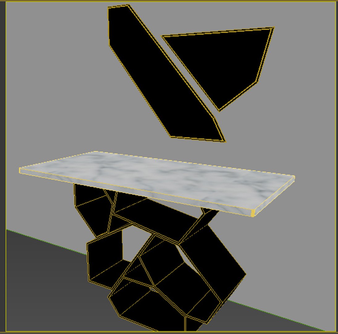 3D Model Decorative Console Table - TurboSquid 1331647
