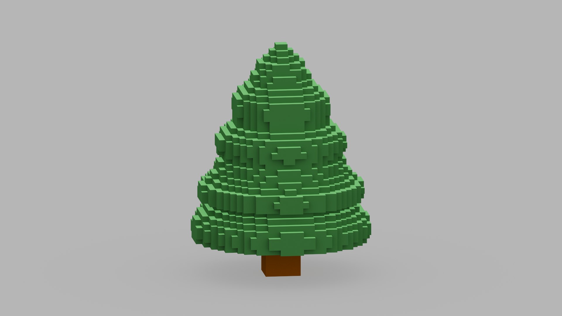3D Voxel Tree Model - TurboSquid 1892771
