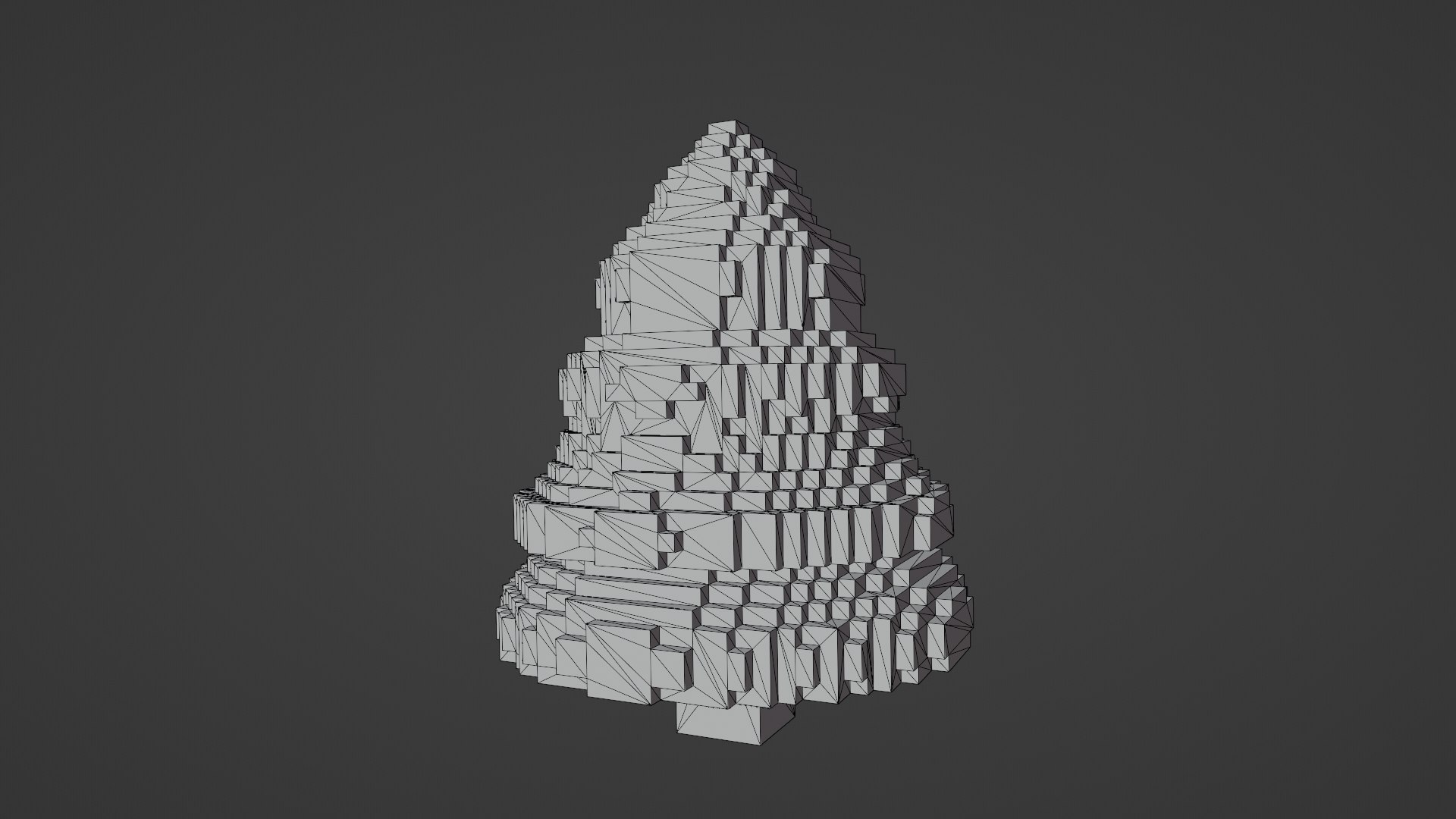3D Voxel Tree Model - TurboSquid 1892771