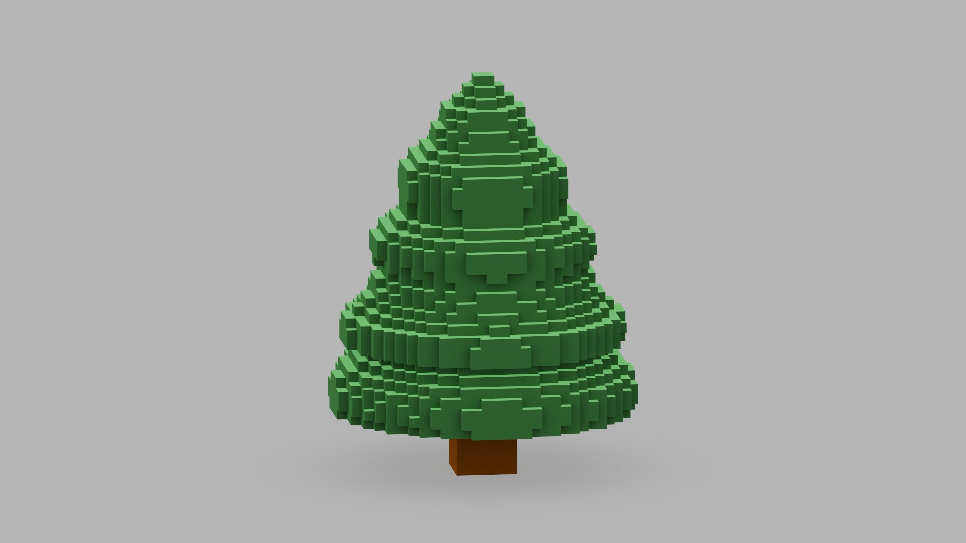 3D Voxel Tree Model - TurboSquid 1892771